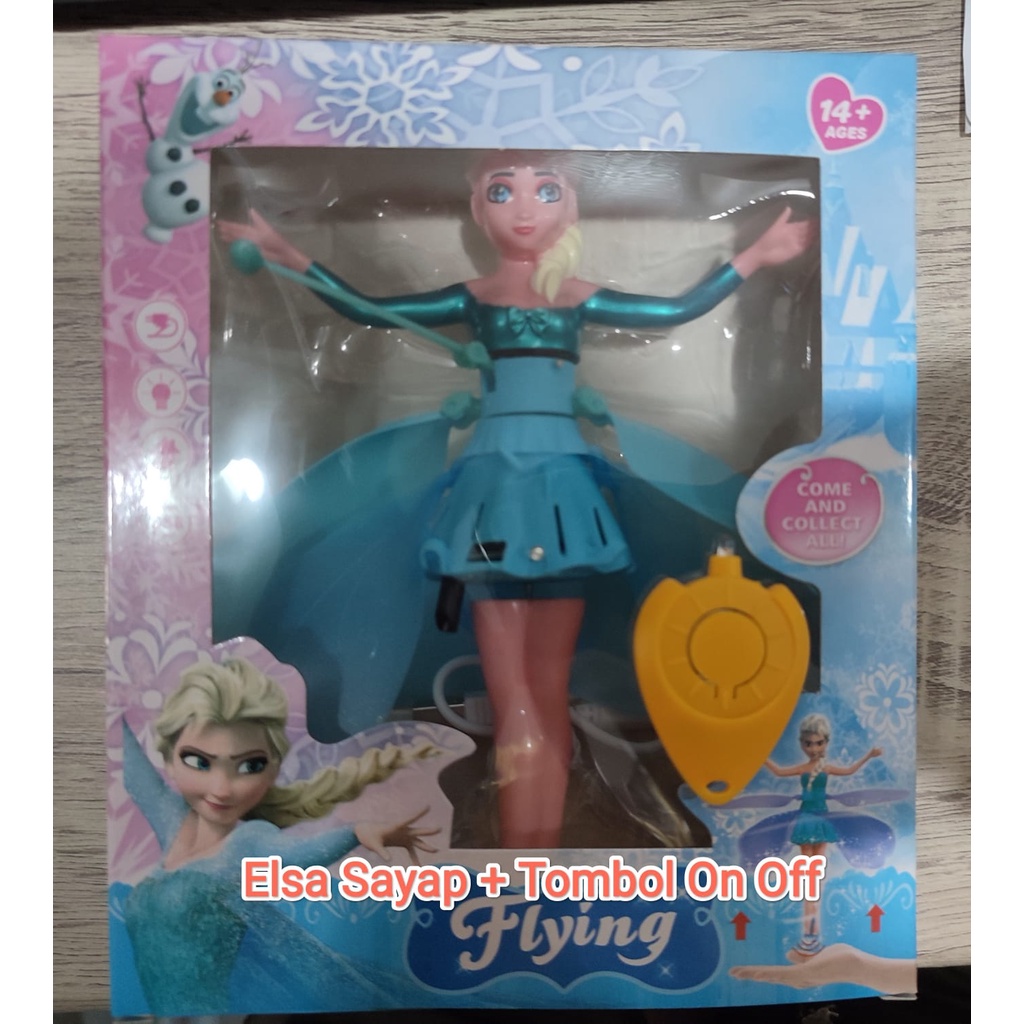 Jual Mainan Remote Control Anak Peri Terbang FROZEN ELSA / Barbie ...