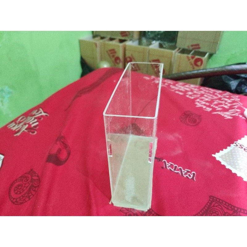Jual Soliter akrilik uk 15x7x15 full bening | Shopee Indonesia