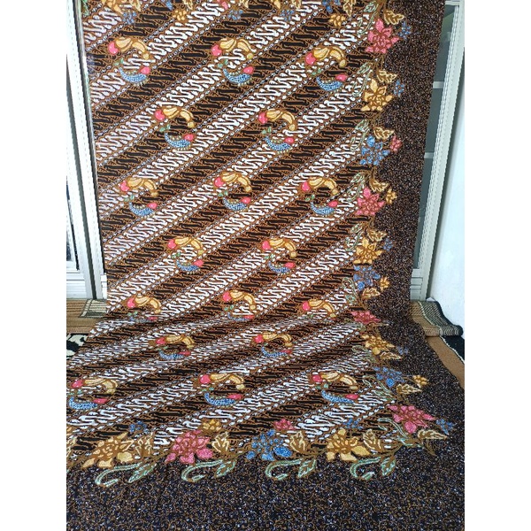 Jual Batik Cap Lamongan motif bandeng lele dua parang | Shopee Indonesia