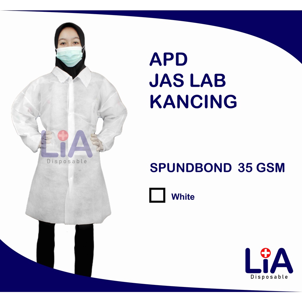 Jual APD MEDIS | JAS LAB KANCING | COAT KANCING | DISPOSABLE SPUNDBOND ...
