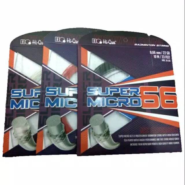 Jual Senar Badminton HI-QUA / HIQUA / HI QUA SUPER MICRO 66 ORIGINAL ...