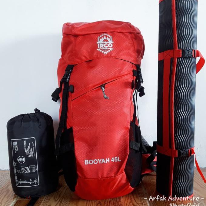 Jual Paket Tas Ransel Semi Keril Carrier Irco 45 Ltr SB Bantal Matras ...