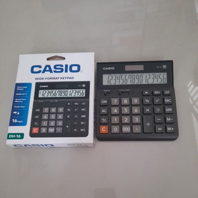 Jual Kalkulator Casio 16 Digit DH-16 / Calculator Casio DH-16 Besar ...