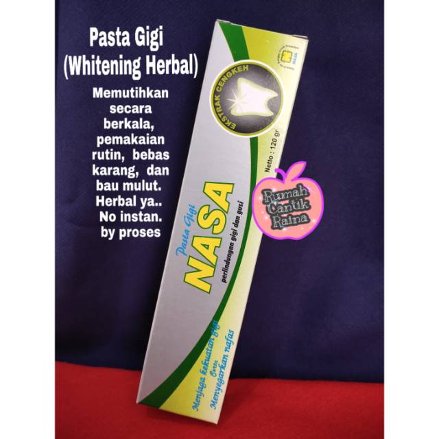 Jual Pasta gigi Nasa (Pemutih Gigi) | Shopee Indonesia