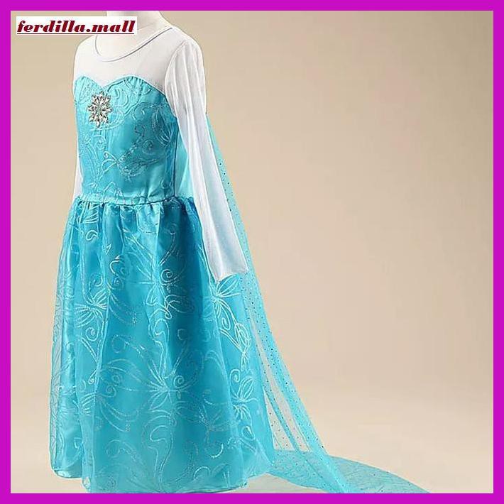 Jual KANAMUSTOK- BAJU ELSA FROZEN / KOSTUM ELSA FROZEN ULANG TAHUN ANAK ...
