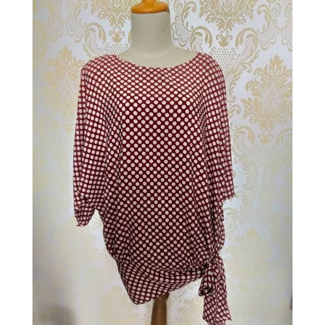 Jual Baju import big size polka | Shopee Indonesia
