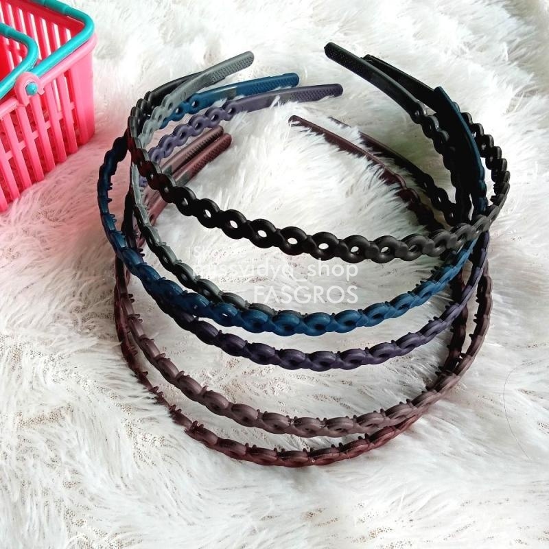 Jual Bando Dark Matte Motif | Aksesoris Rambut | Shopee Indonesia