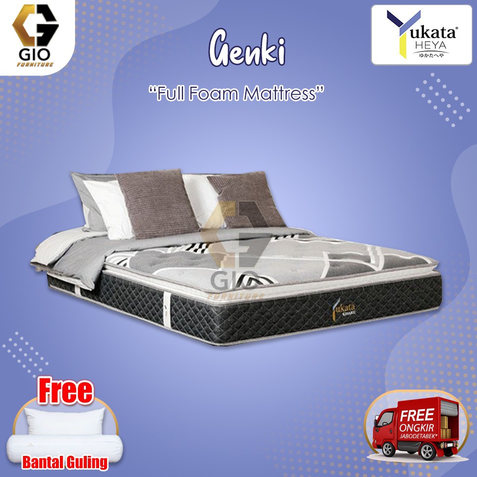 Jual Kasur Yukata Heya Springbed Genki (Hanya Kasur) | Shopee Indonesia
