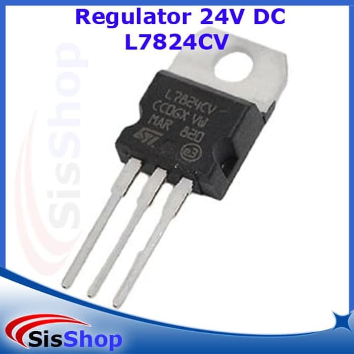 Jual Promo IC VOLTAGE REGULATOR 7824 L7824 L7824CV 24V 24 VOLT TO 220 ...