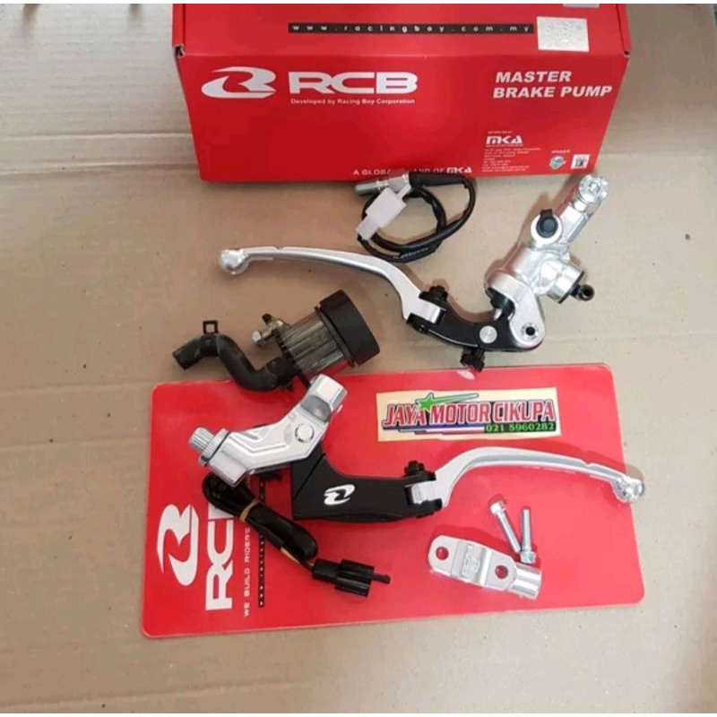 Jual Master rem set RCB S1 Kanan Radial hidrolik 14 mm Kiri cable kopling Silver | Shopee Indonesia
