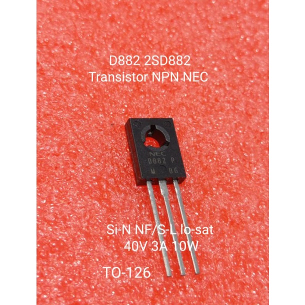 Jual D882 2SD882 transistor Nec | Shopee Indonesia
