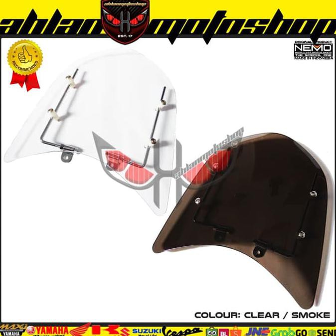 Jual Windshield Visor Anti Pecah Nemo Genio Yamaha Mio Fino Freego ...