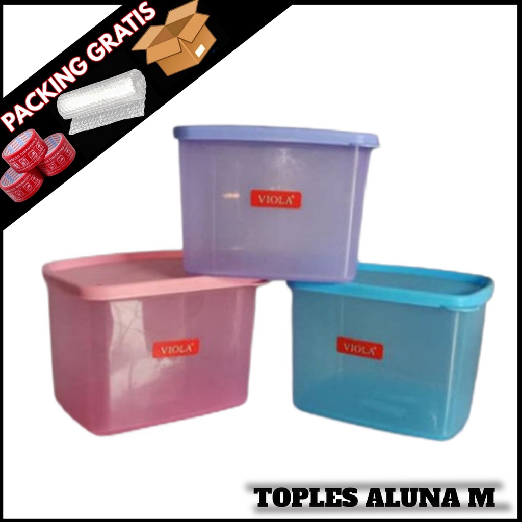 Jual toples plastik kotak / toples kecil sealware / tempat bumbu ...