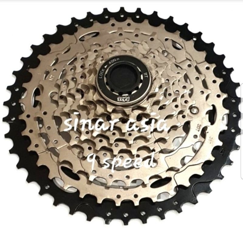 Jual Sprocket sepeda 9 atau 10 speed merk Raze ( Ori 100%) | Shopee ...
