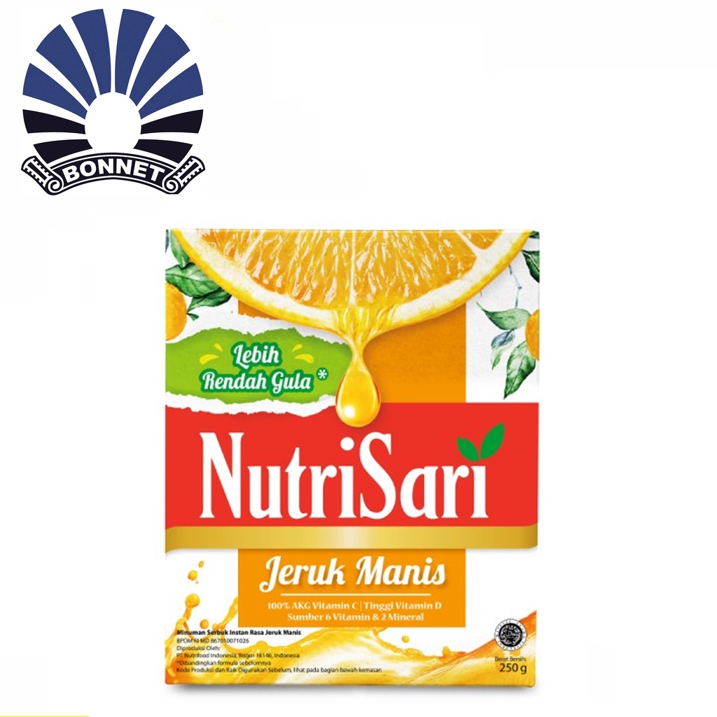 Jual NutriSari Jeruk Manis Refill 250gr - Minuman Buah Vitamin C ...