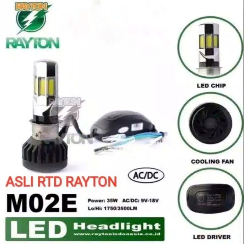 Jual LAMPU RTD LED 6 SISI BOHLAM RTD 6 MATA LED ASLI RTD RAYTON 35 WATT ...