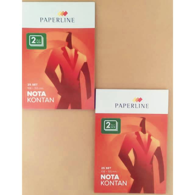 Jual Paperline Nota Kontan Kecil 2 Ply Ncr 25 Lembar | Shopee Indonesia