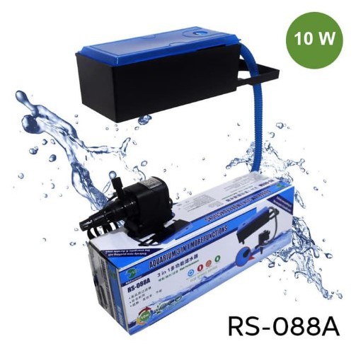 Jual RS-088a Risheng Box Filter Akuarium Aquarium Top Filter RS088A ...