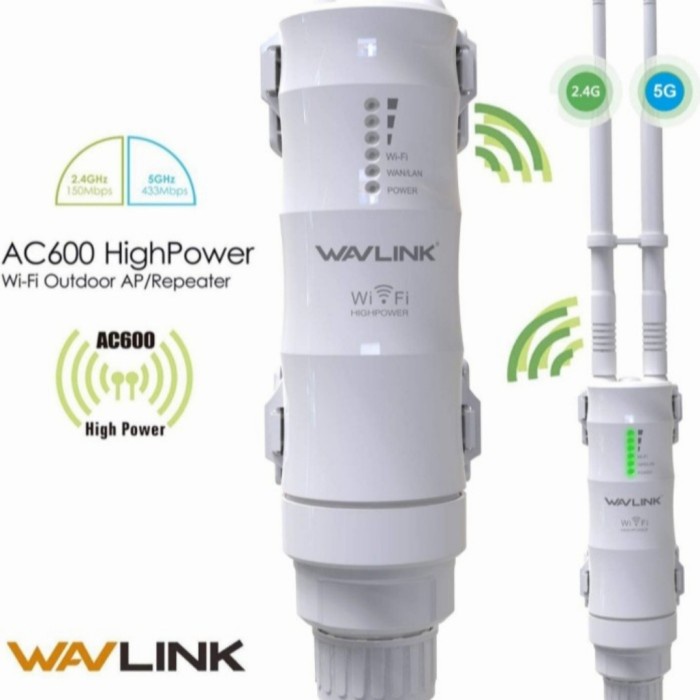 Jual Wavlink AC1200 DualBand High Power Outdoor Wireless AP Range ...