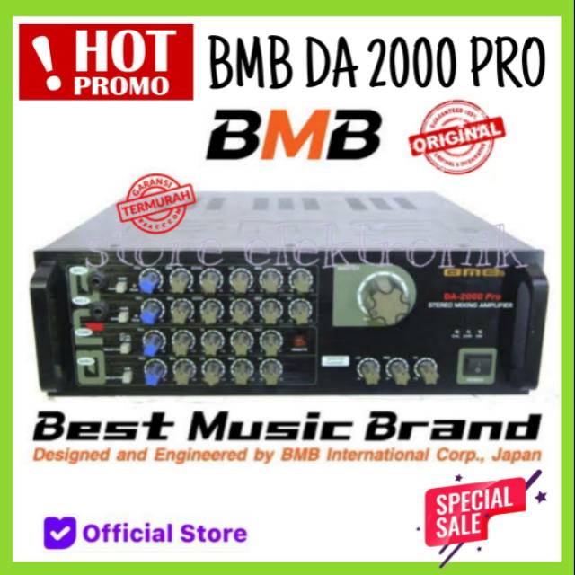 Jual Amplifier Karaoke BMB DA 2000 Pro Original | Shopee Indonesia