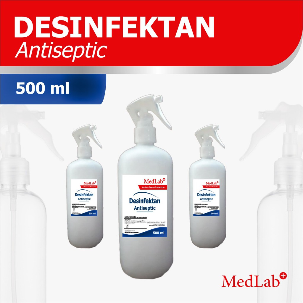 Jual DESINFEKTAN MedLab 500ml antiseptik | Shopee Indonesia