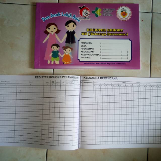 Jual Buku register kohort KB (keluarga berencana) | Shopee Indonesia