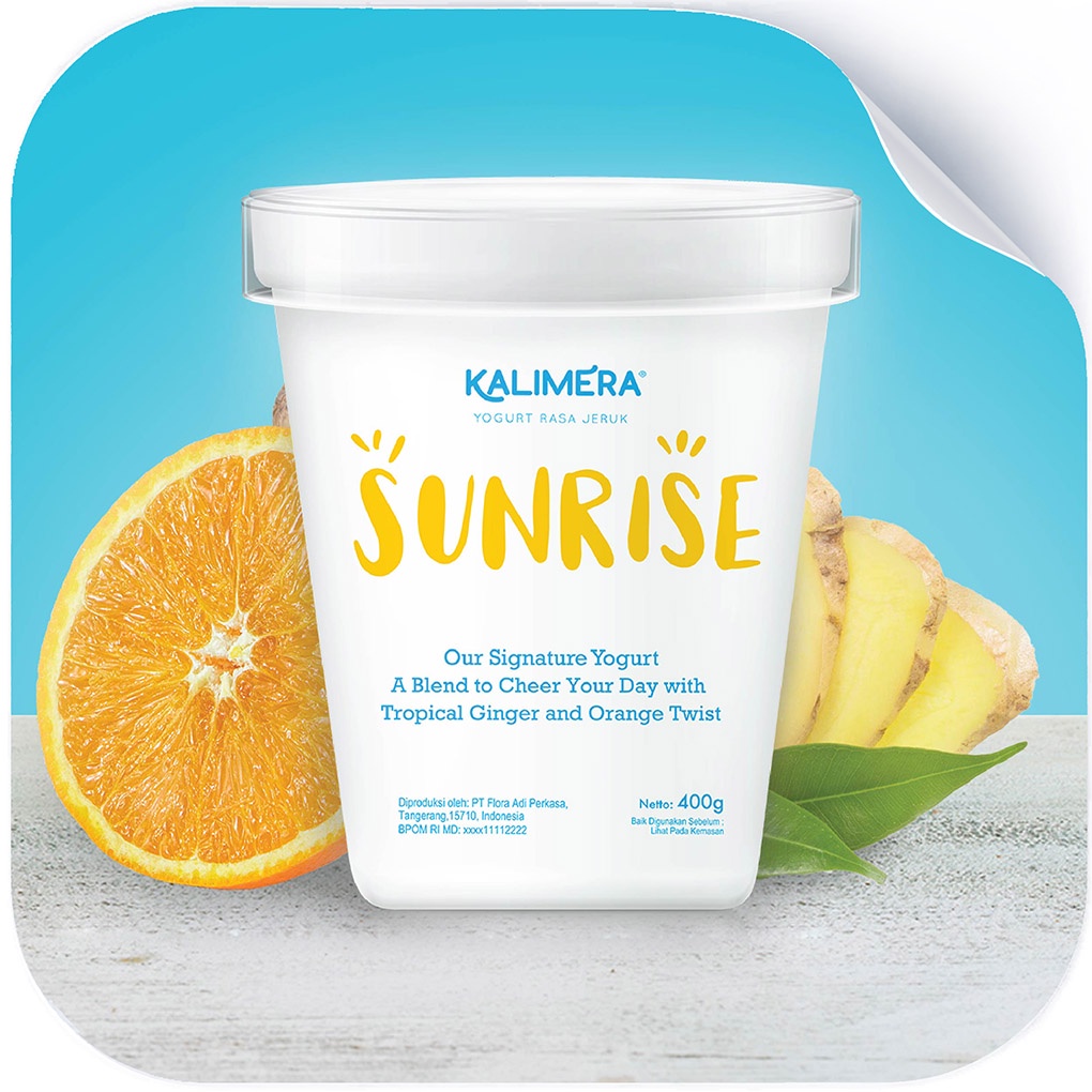 Jual Kalimera® Greek Yogurt Sunrise (400g) Orange | Shopee Indonesia