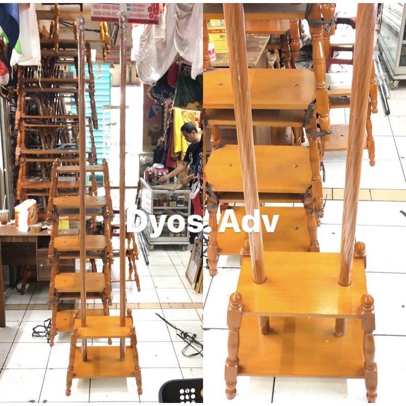 Jual Tiang pataka bendera ruangan satu set tiang dan tatakan lubang 2 ...