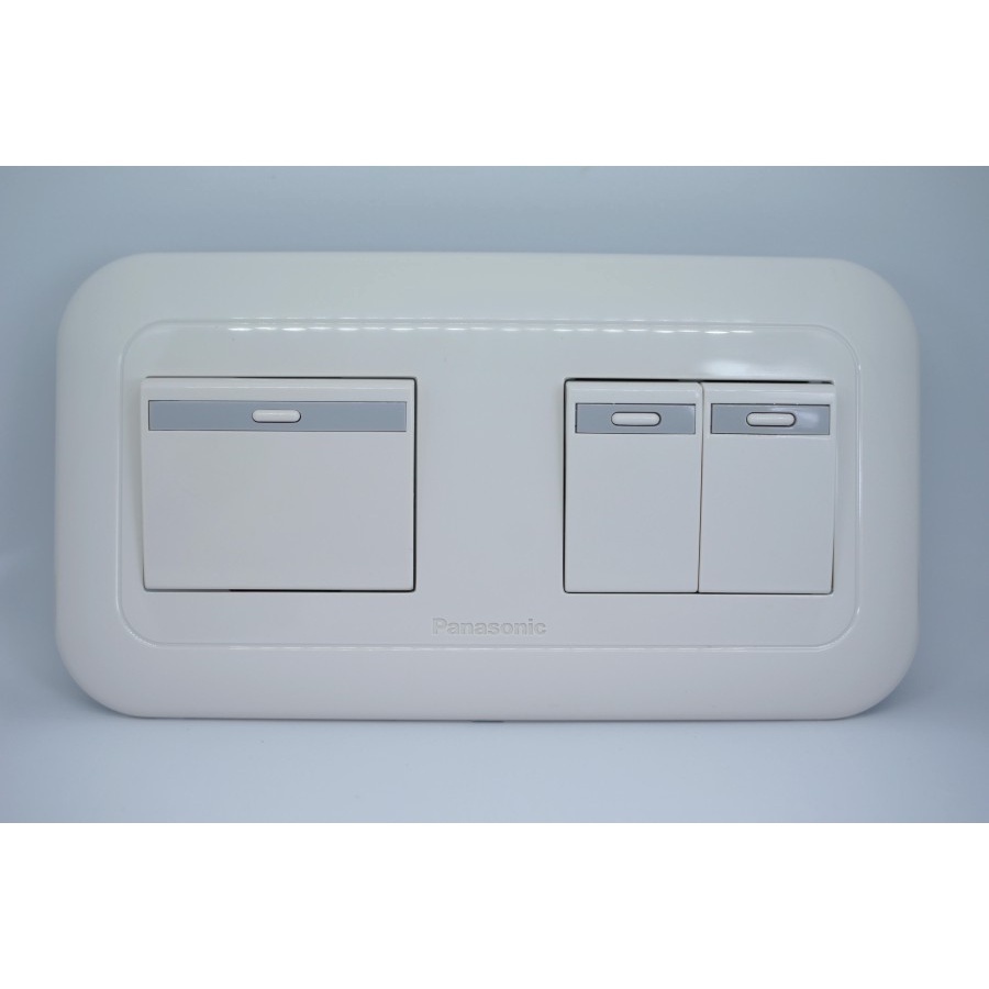 Jual Saklar Triple 2 x WEJ5531 + WEJ5541 + WEJ78049W Panasonic | Shopee ...
