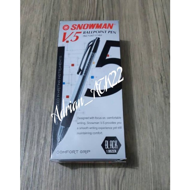 Jual PULPEN SNOWMAN V5// 0.7mm | Shopee Indonesia