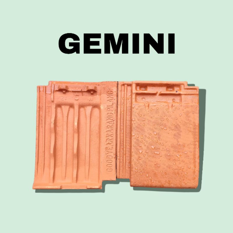Jual Genteng Karang Pilang Goodyear tipe flet Gemini, genteng datar ...