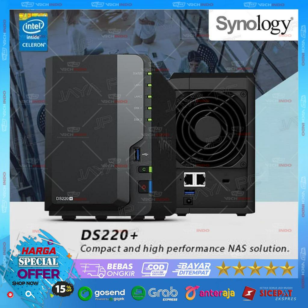 Jual SYNOLOGY DS220+ NAS Network Storage 2-Bay Backup Server Desktop ...
