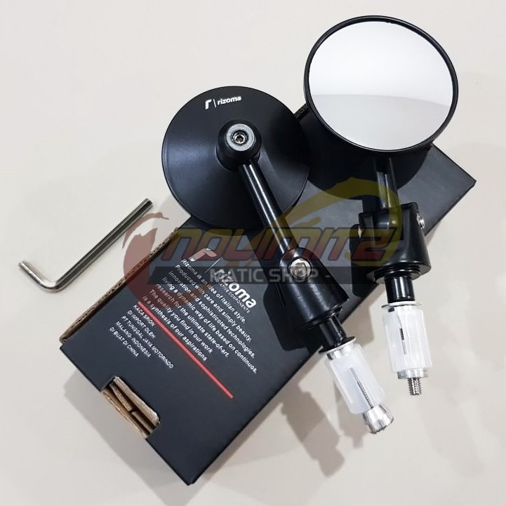 Jual Spion Rizoma Bar End Jalu Lipat Putar Minimalis Vespa PCX NMAX ...