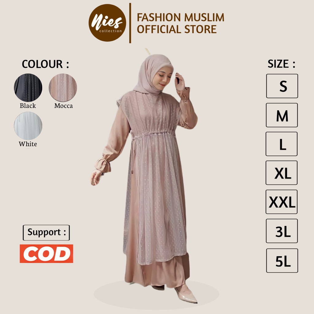 Jual Violita Maxi Gamis Jumbo Wanita Dress Big Size 5L 3L XXL XL L M S | Shopee Indonesia