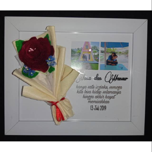 Jual Bouquet in the frame, figura 3D, bouquet bunga | Shopee Indonesia