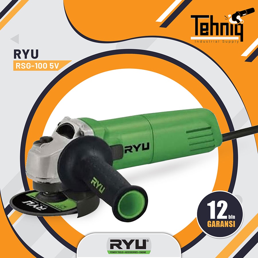 Jual Gerinda Tangan Listrik RYU RSG-100 5V Disc Grinder 4 Inch | Shopee ...
