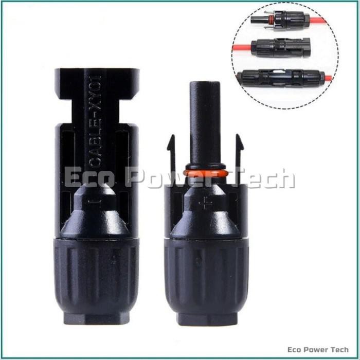 Jual Konektor Kabel Mc4 30A Waterproof Pv Mf Wire Solar Panel Surya Pv ...