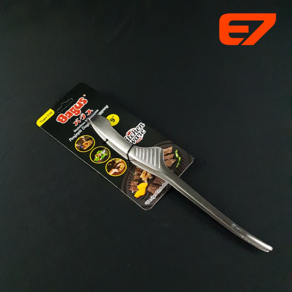 Jual Bagus 530 Pencapit Daging Penjepit Makanan Kitchenware Stainless ...