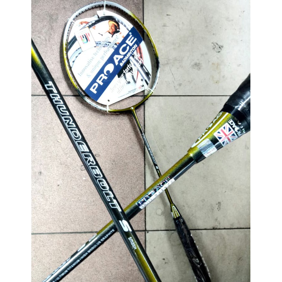 Jual terbaru Raket Badminton Pro Ace Thunderbolt S | Shopee Indonesia