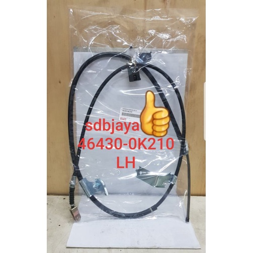 Jual kabel rem tangan belakang kiri LH hilux hiluk revo double kabin ...