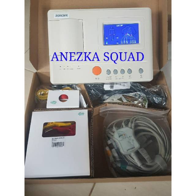 Jual ECG 3 CHANNEL ZONECARE / EKG 3 CHANNEL ZQ-1303G | Shopee Indonesia