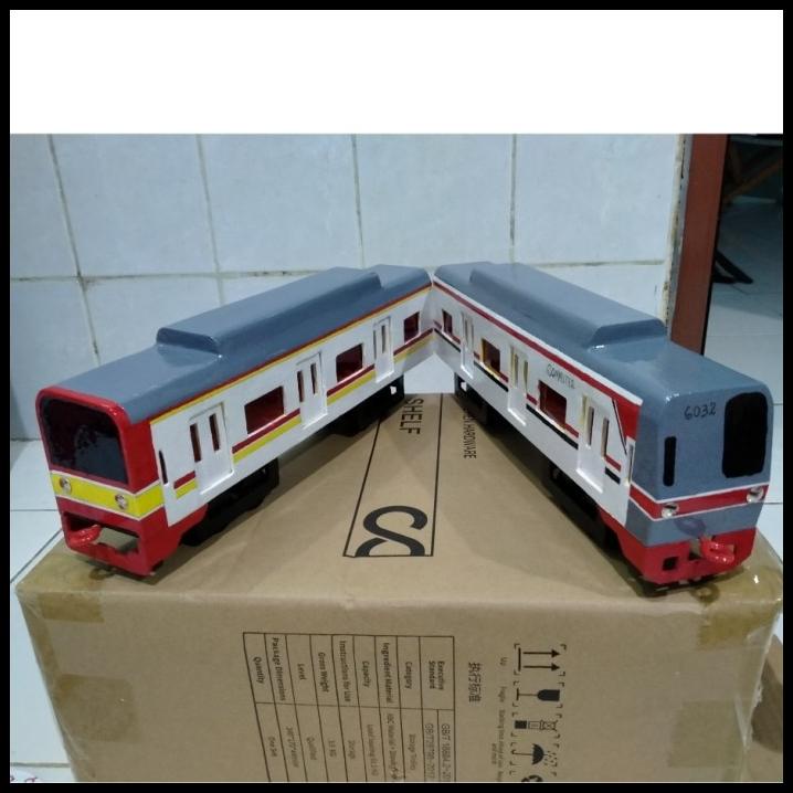 Jual Miniatur Mainan Commuter Line Kereta Krl Bahan Triplek Tebal ...