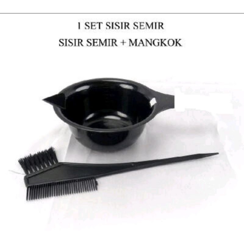 Jual D495 HVR MANGKOK CAT RAMBUT / MANGKOK sisir SEMIR RAMBUT 1 set ...