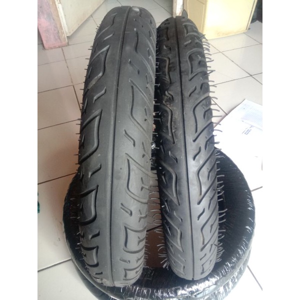Jual sepasang ban pulkanisir ring 14 ukuran 80/90 & 90/90 non tubles ...