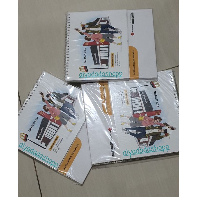 Jual Kalender Meja Mcd Mcdonald 2022 calender | Shopee Indonesia
