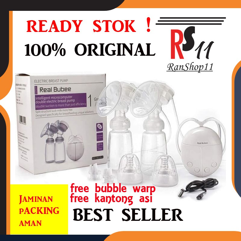 Jual ORIGINAL POMPA ASI Penyedot Asi Real Bubee Pompa ASI Elektrik ...