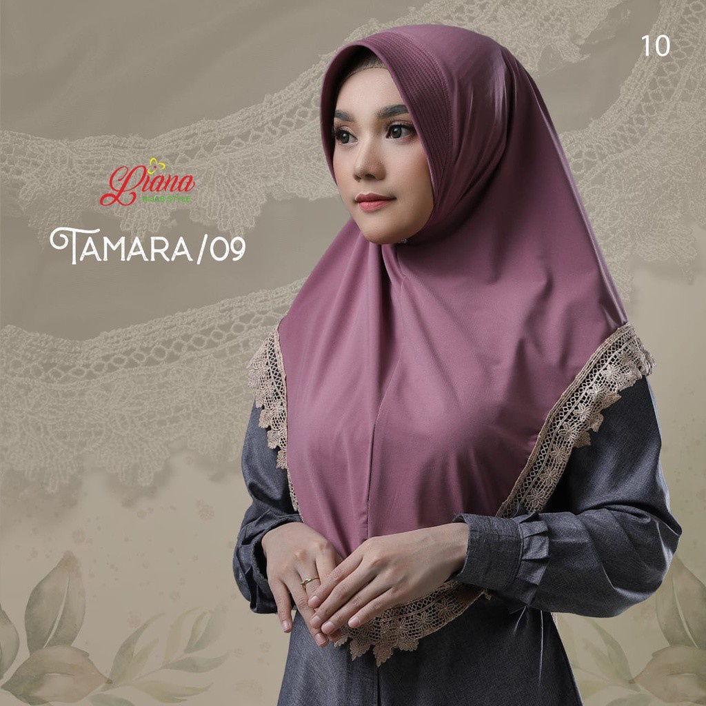 Jual Jilbab Instan Bergo Tamara 09 Ori Liana Hijab BY QOID | Shopee ...