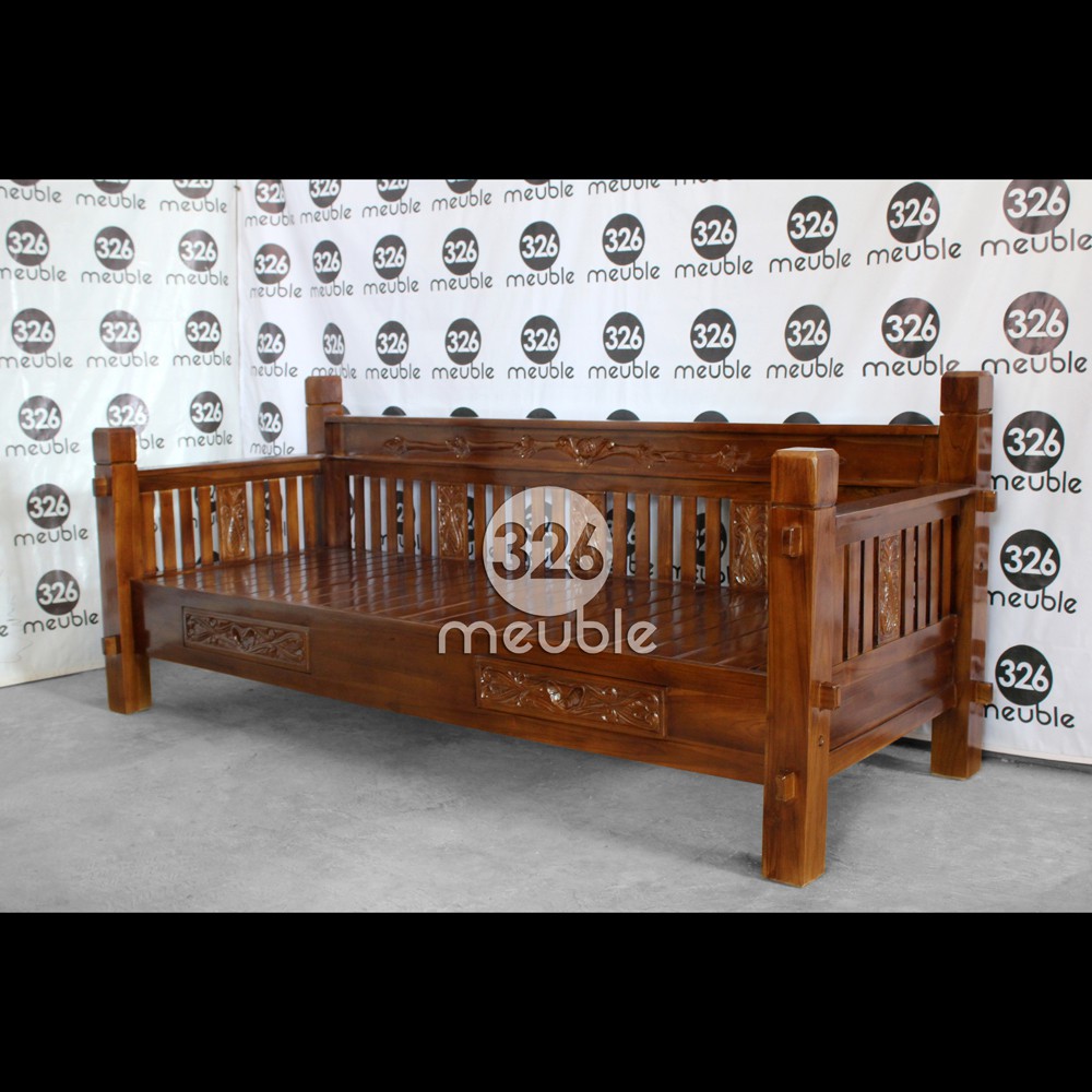 Jual Bale-Bale Jati Minimalis, Bangku Jati, Bangku Minimalis Jati ...