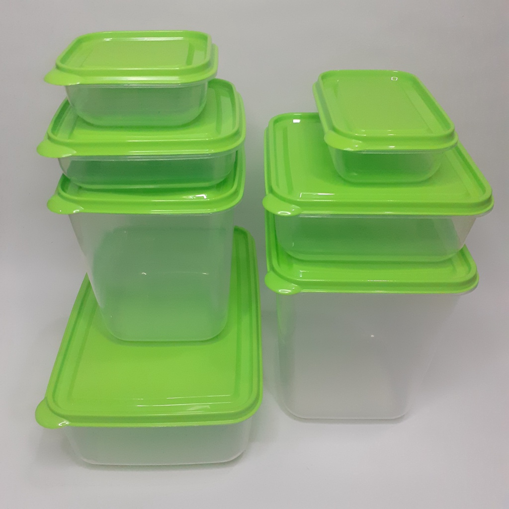 Jual TEMPAT MAKANAN 7 PCS TOPLES MAKANAN WADAH MAKANAN CONTAINER ...