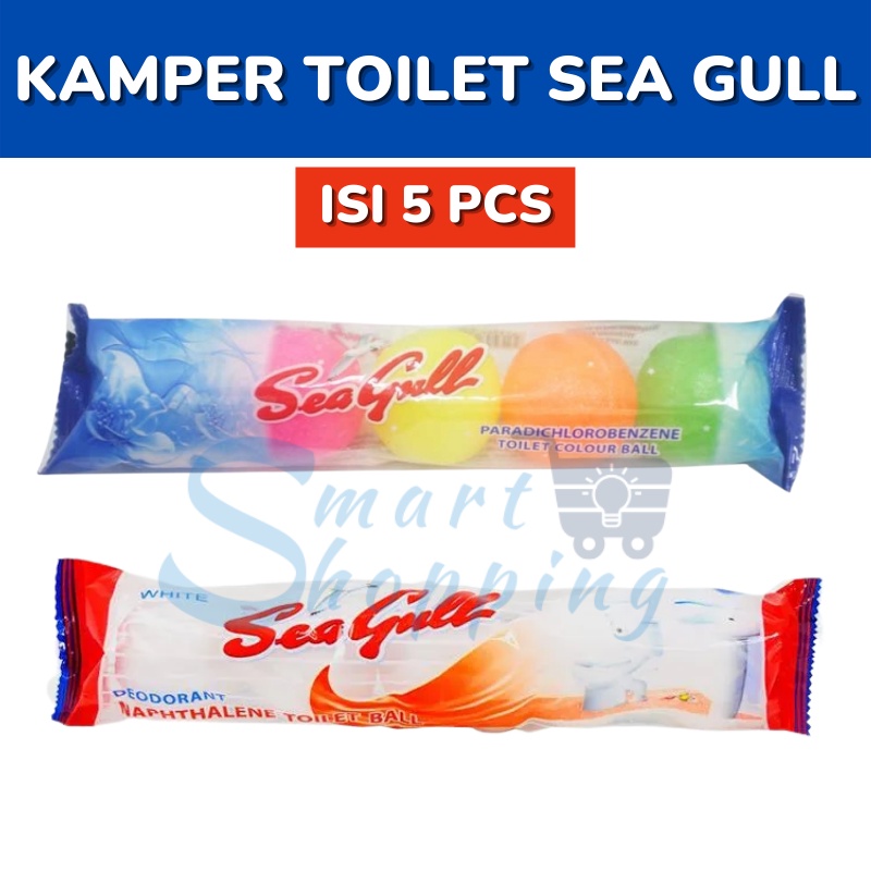 Jual KAMPER BESAR TOILET SEAGULL ISI 5 PCS / PENGHARUM TOILET / KAMPER ...